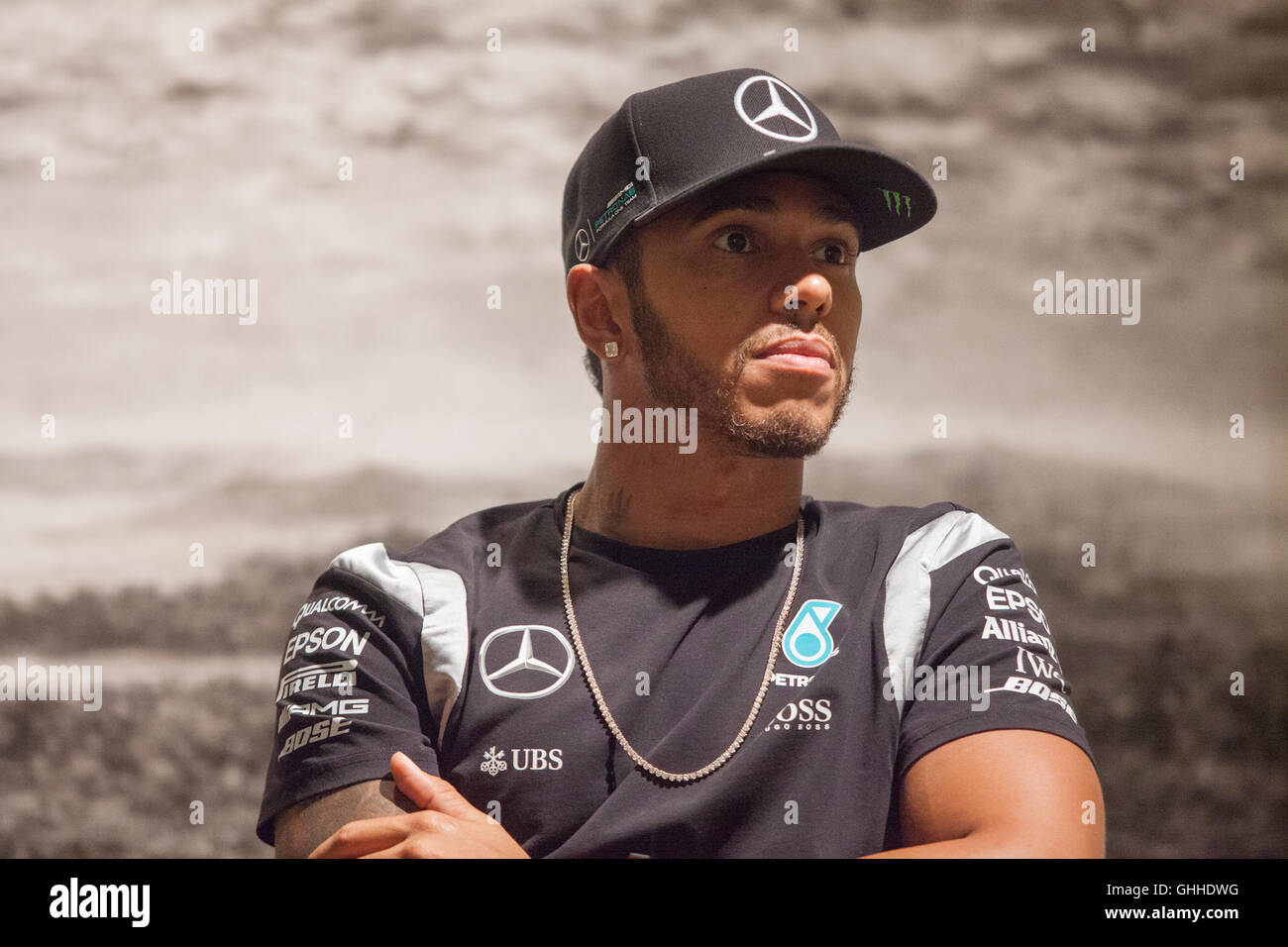 Lewis hamilton portrait hi-res stock photography and images - Alamy