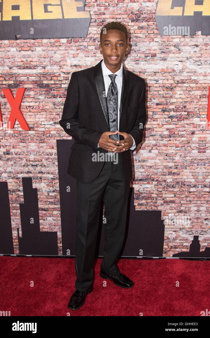 New York, NY, USA. 28th Sep, 2016. Darius Kaleb at arrivals for Marvel ...