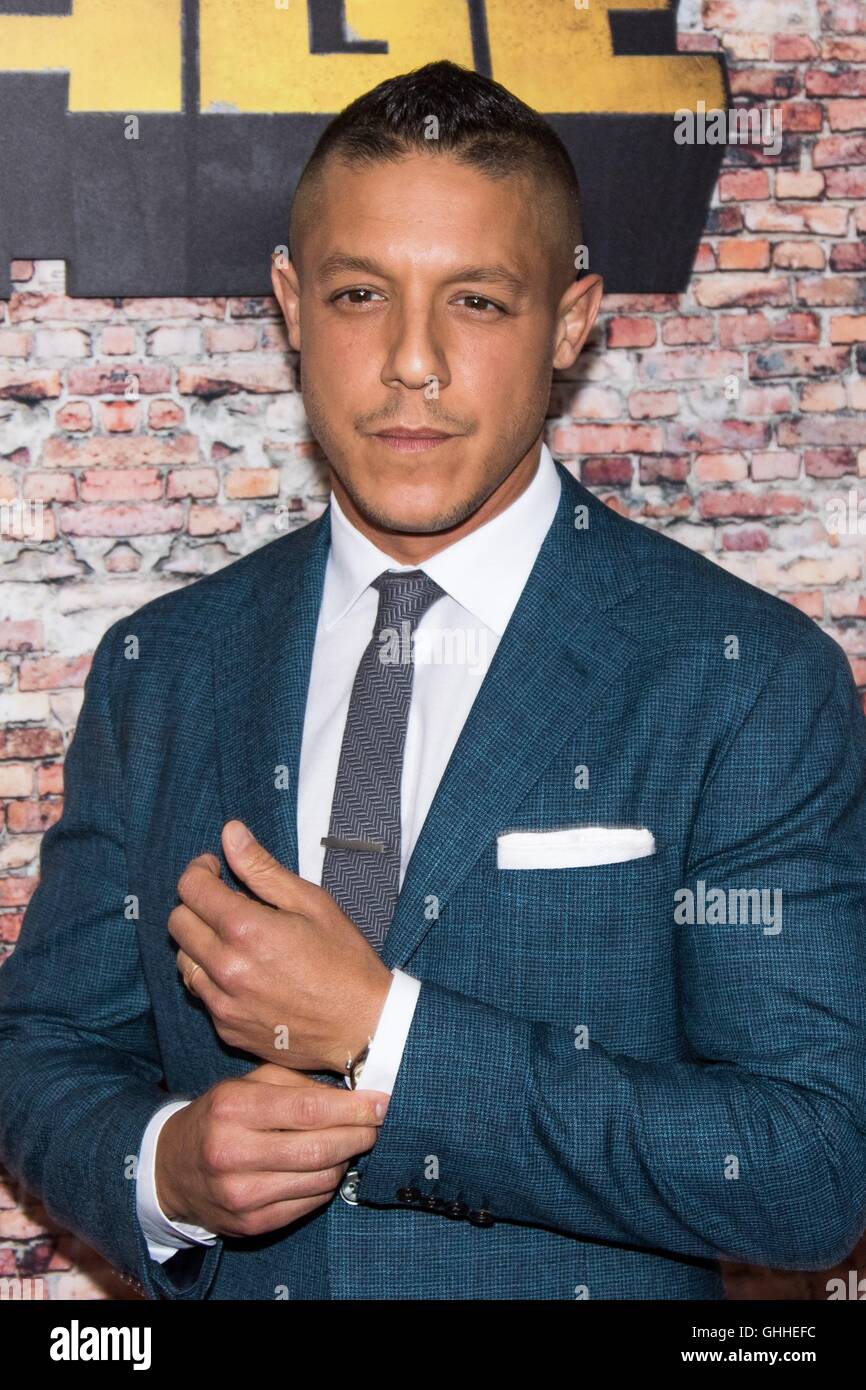 New York, NY, USA. 28th Sep, 2016. Theo Rossi at arrivals for Marvel's ...