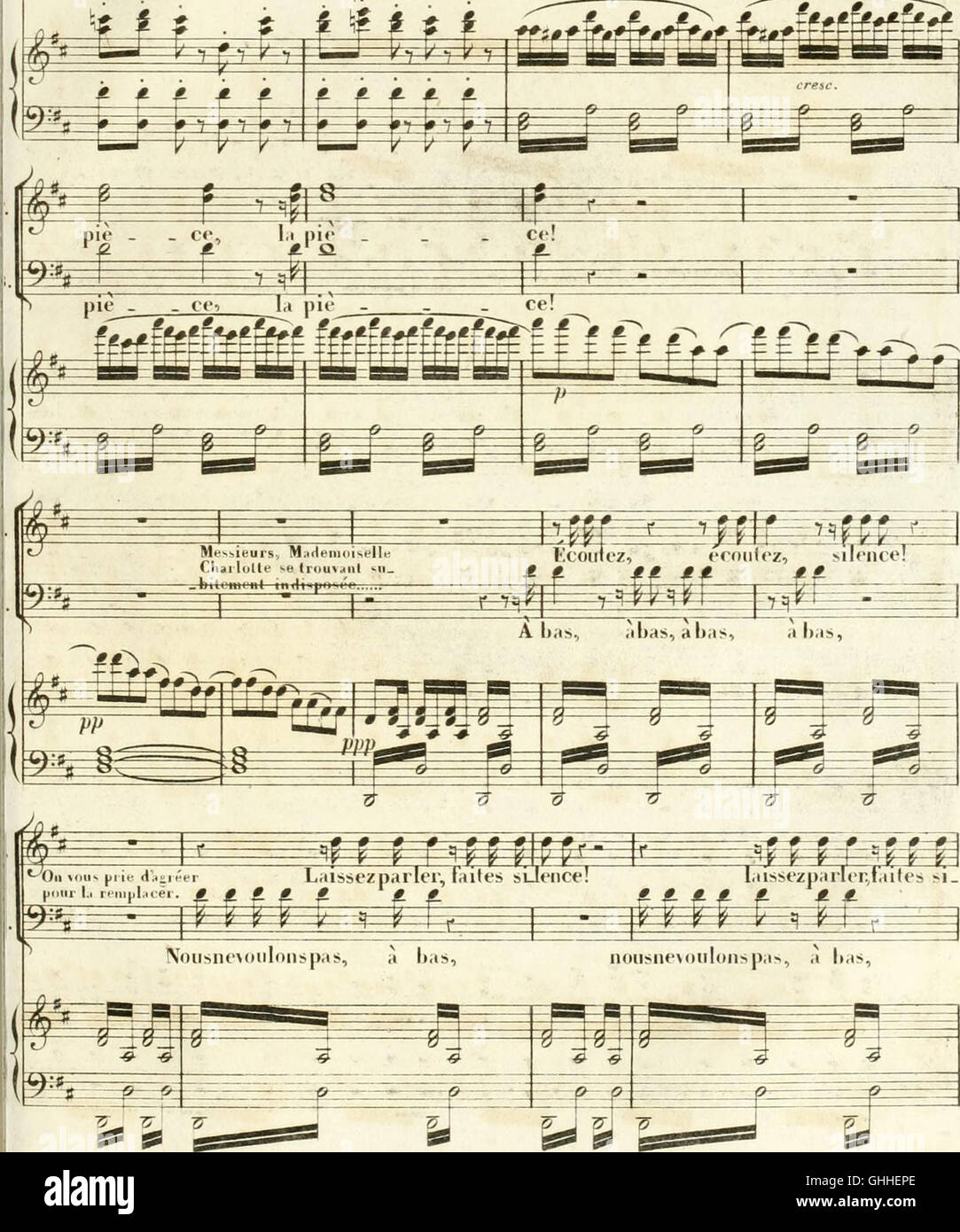 A French comic opera from 1840, featuring three acts and a humorous ...