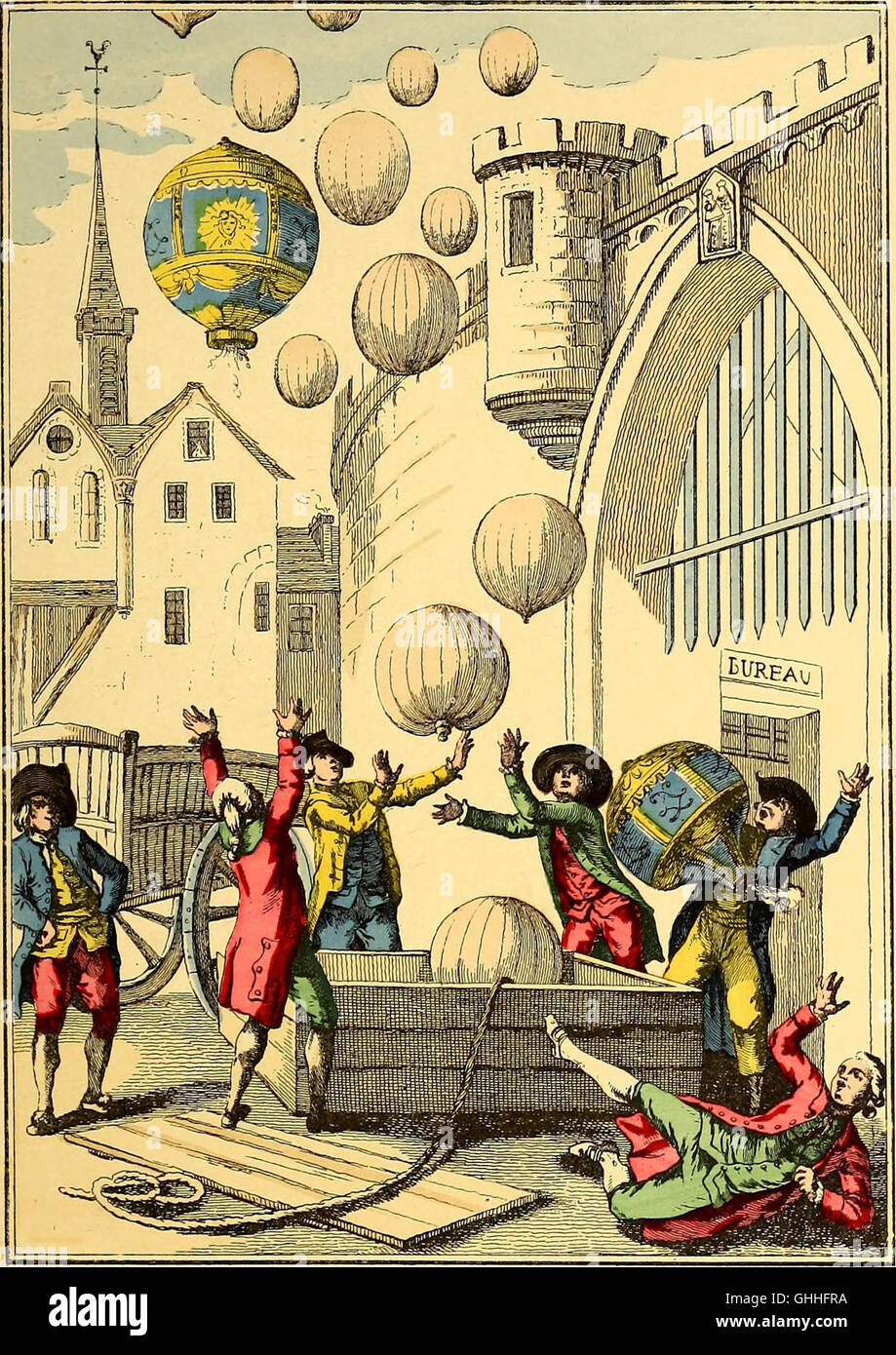 This 1887 work chronicles the history of balloons and famous aeronauts ...