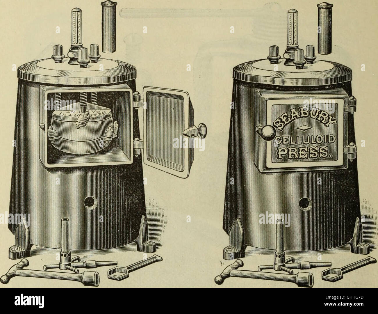 Celluloid press;The Dental Stock Photo - Alamy