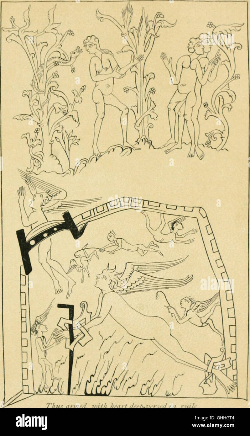 This 1896 comparative study analyzes the depiction of the Fall of Man ...