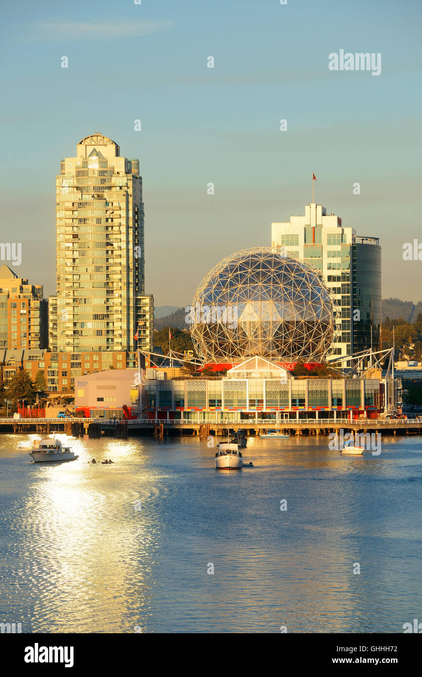 Vancouver urban architecture at sunset, Canada Stock Photo - Alamy
