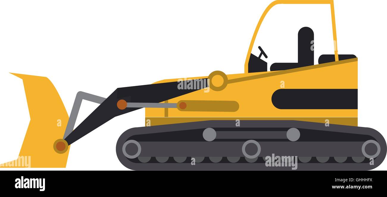 industrial backhoe icon Stock Vector Image & Art - Alamy