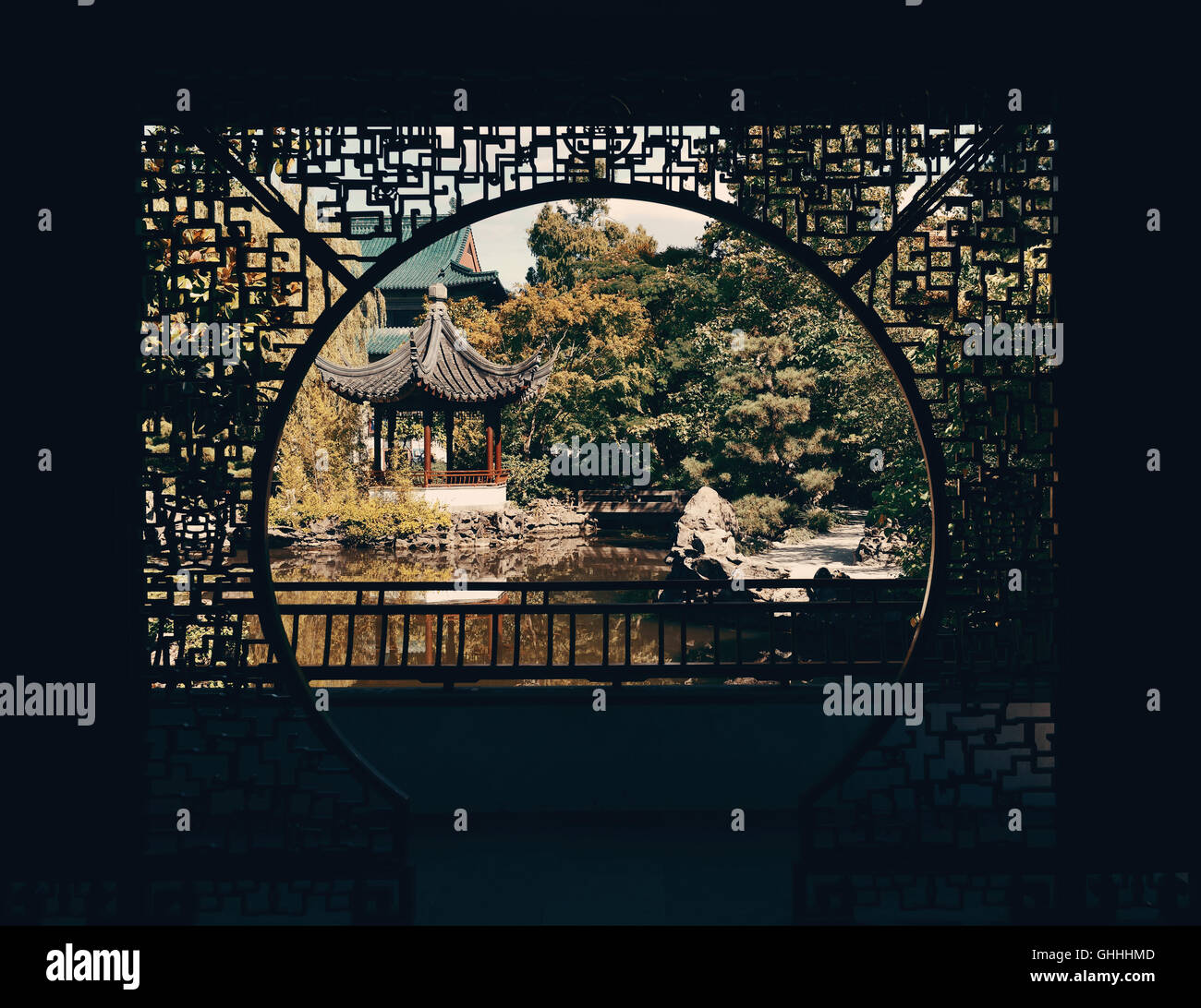 Sun Yat-Sen Garden in Vancouver, Canada Stock Photo - Alamy