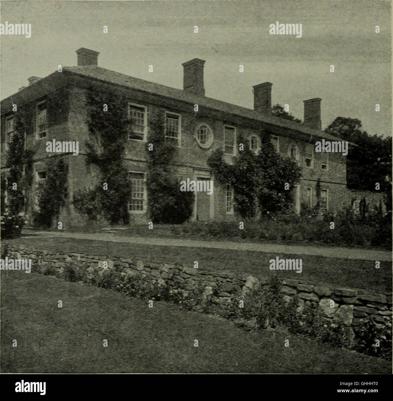 An illustration from 'Lutyens Houses and Gardens' (1921), featuring the ...