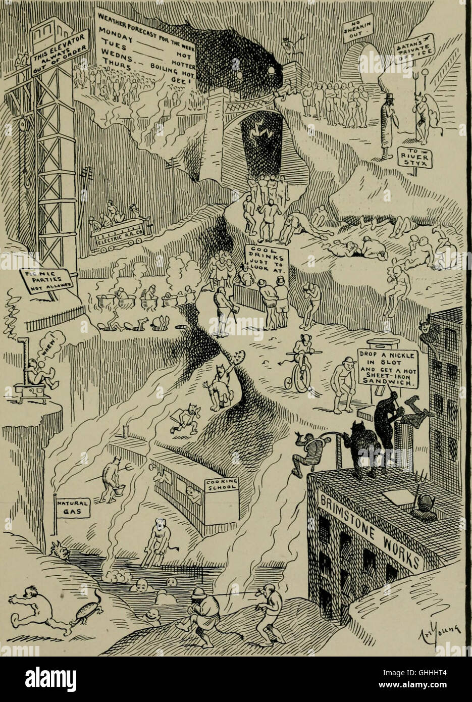 Dante map of hell hi-res stock photography and images - Alamy