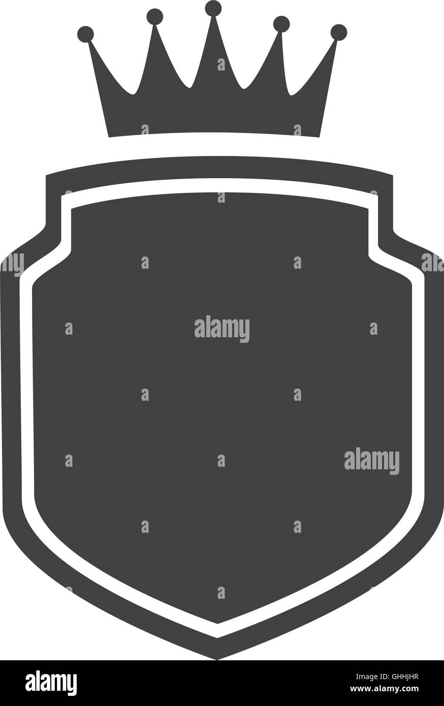 badge vintage shield icon vector illustration Stock Vector Image & Art ...