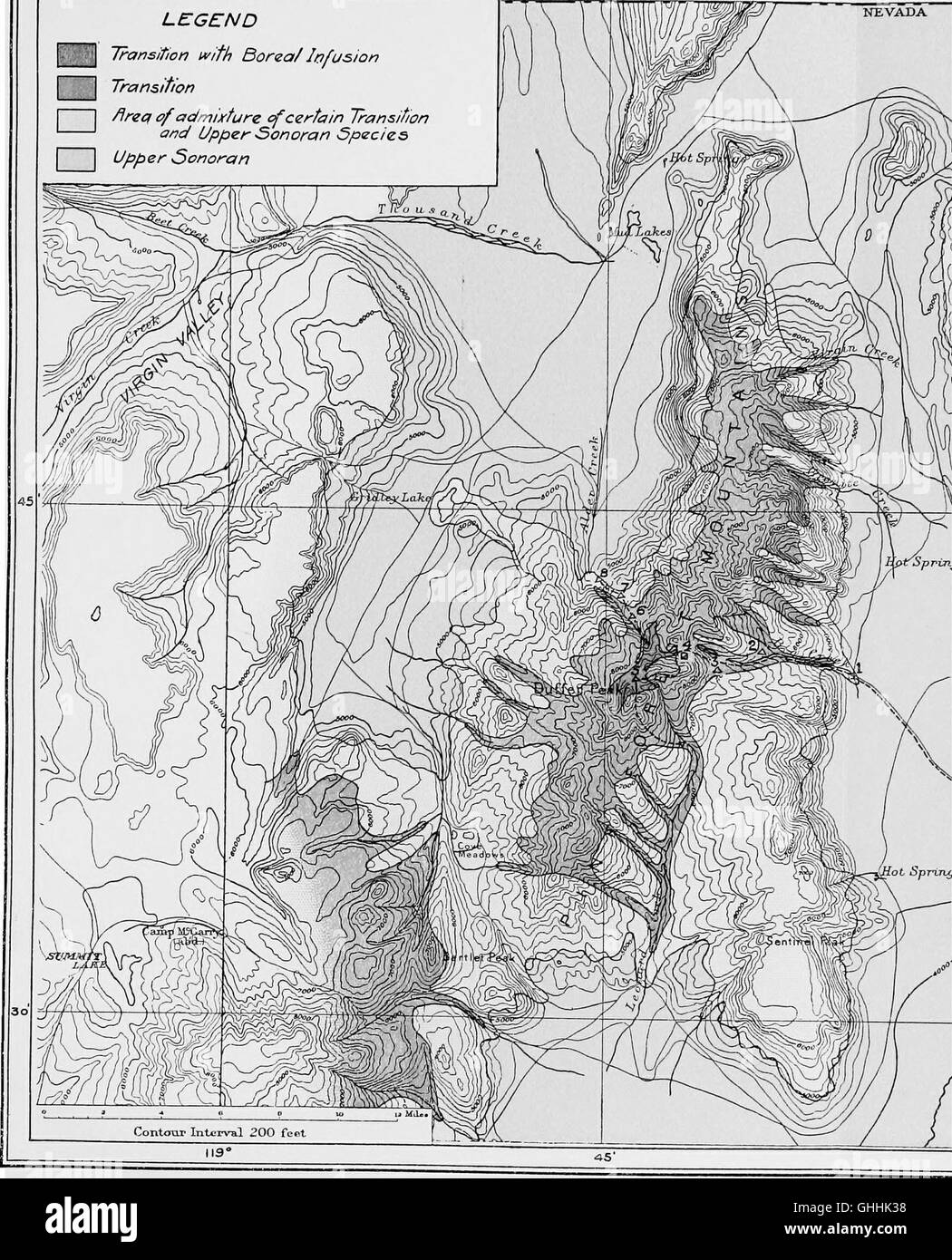 Humboldt county nevada map Black and White Stock Photos & Images - Alamy
