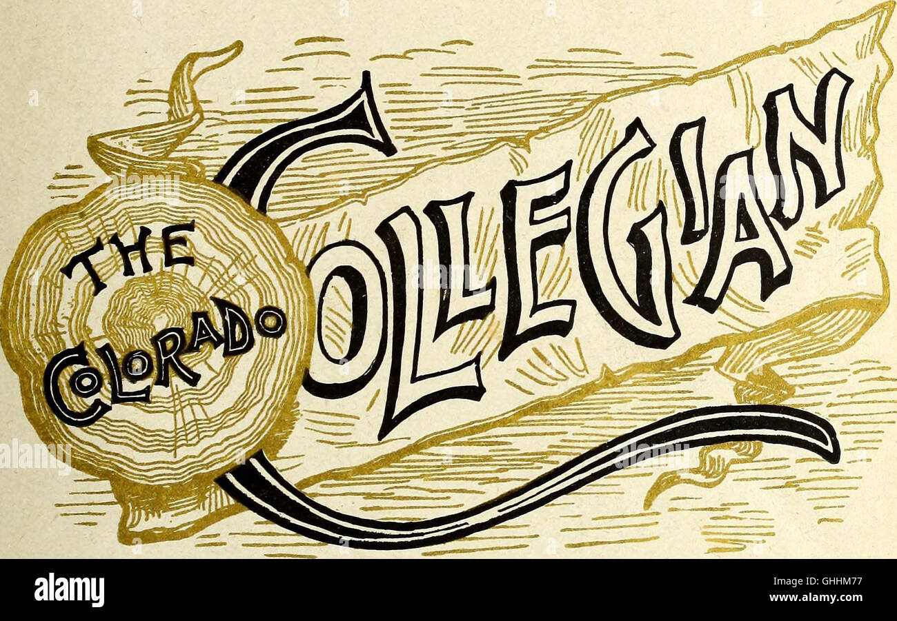 'The Colorado Collegian' (1896-1899) is a periodical from the ...