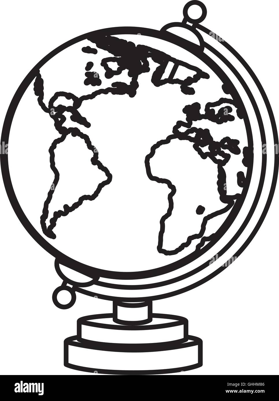 Earth world planet icon vector illustration Stock Vector Image & Art ...