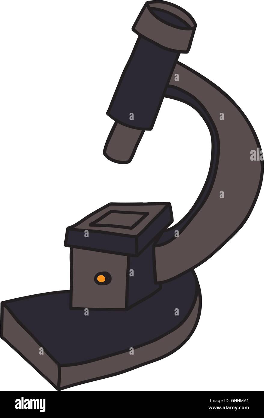 microscope science tool icon vector illustration Stock Vector Image ...