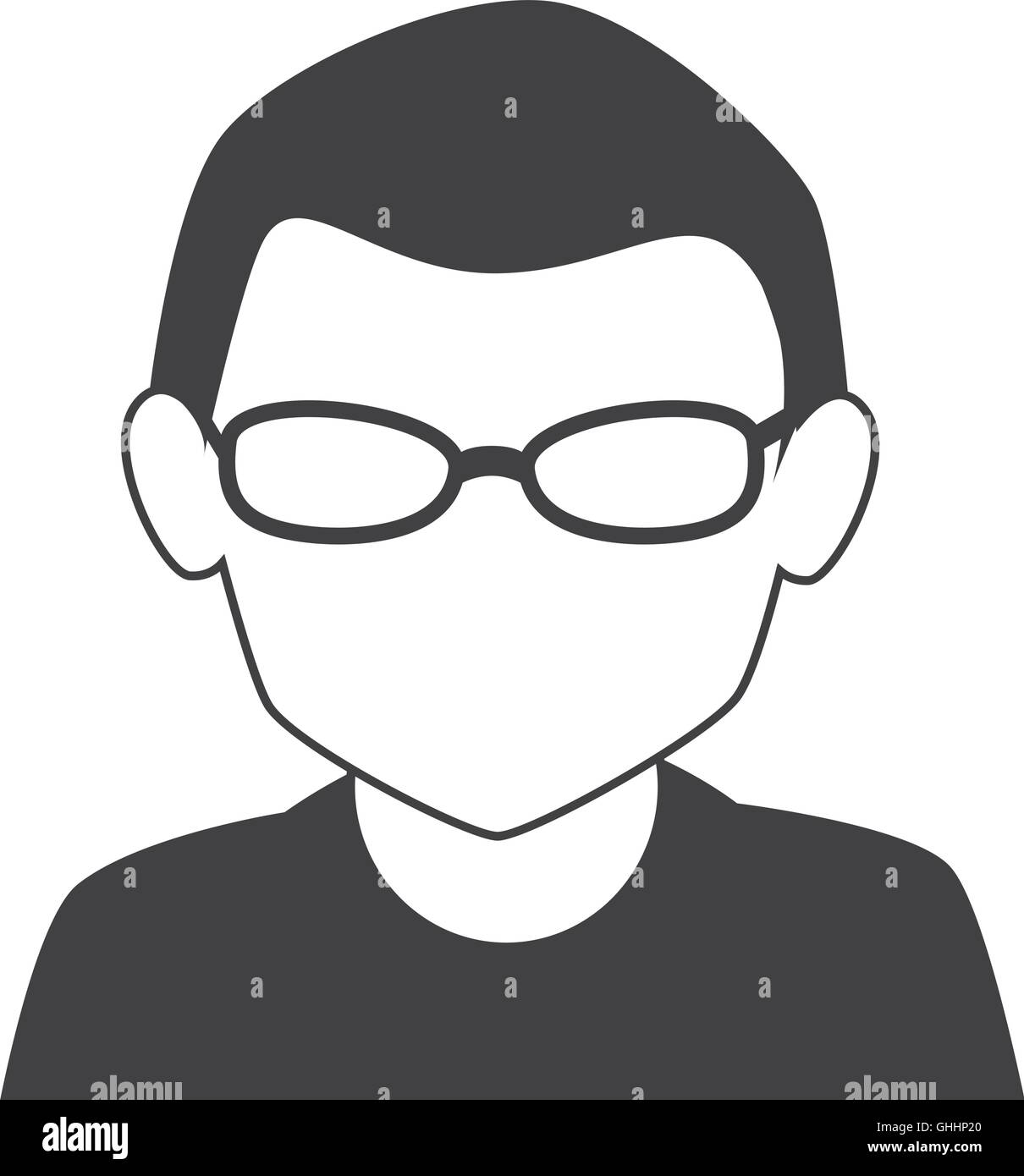 male profile face icon vector illustration Stock Vector Image & Art - Alamy