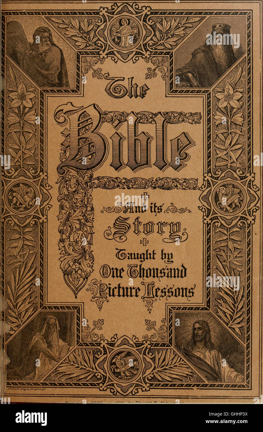 An illustration from 'The Bible and its story' (1908), detailing key ...