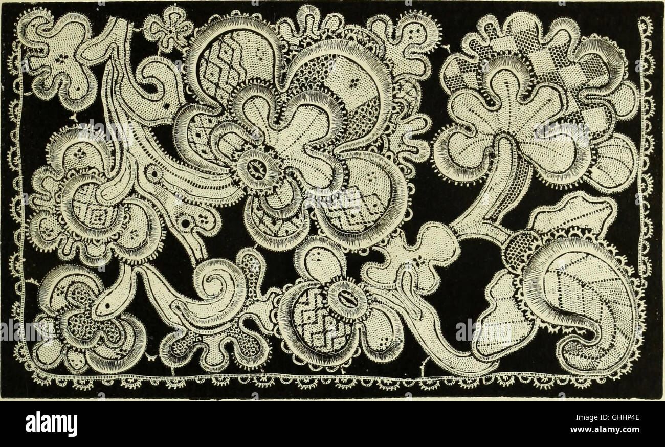 A detailed encyclopaedia on needlework, focusing on various techniques ...