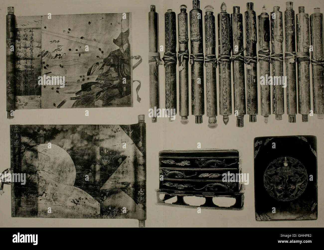 This 1900 work explores the history of Japanese art, covering its ...