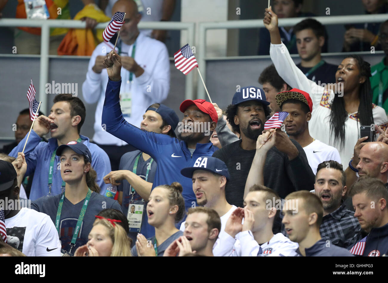 Team USA basketball players Kevin Durant and DeAndre Jordan (right ...