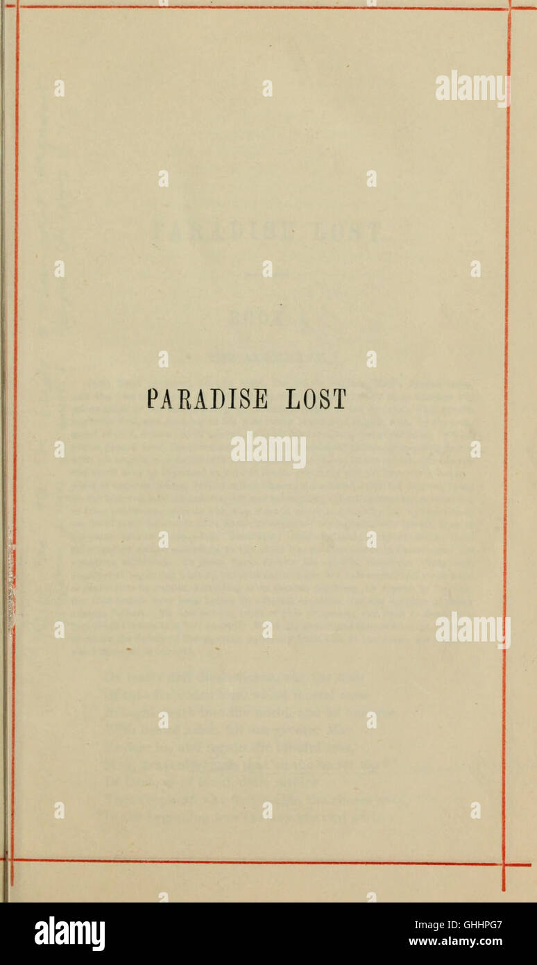 This edition of John Milton's works (1800) includes a detailed ...