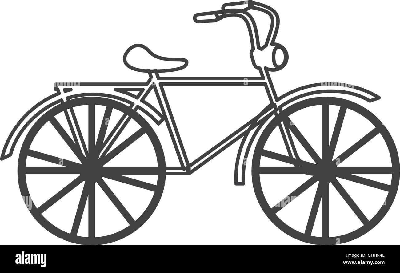 single bike icon Stock Vector Image & Art - Alamy