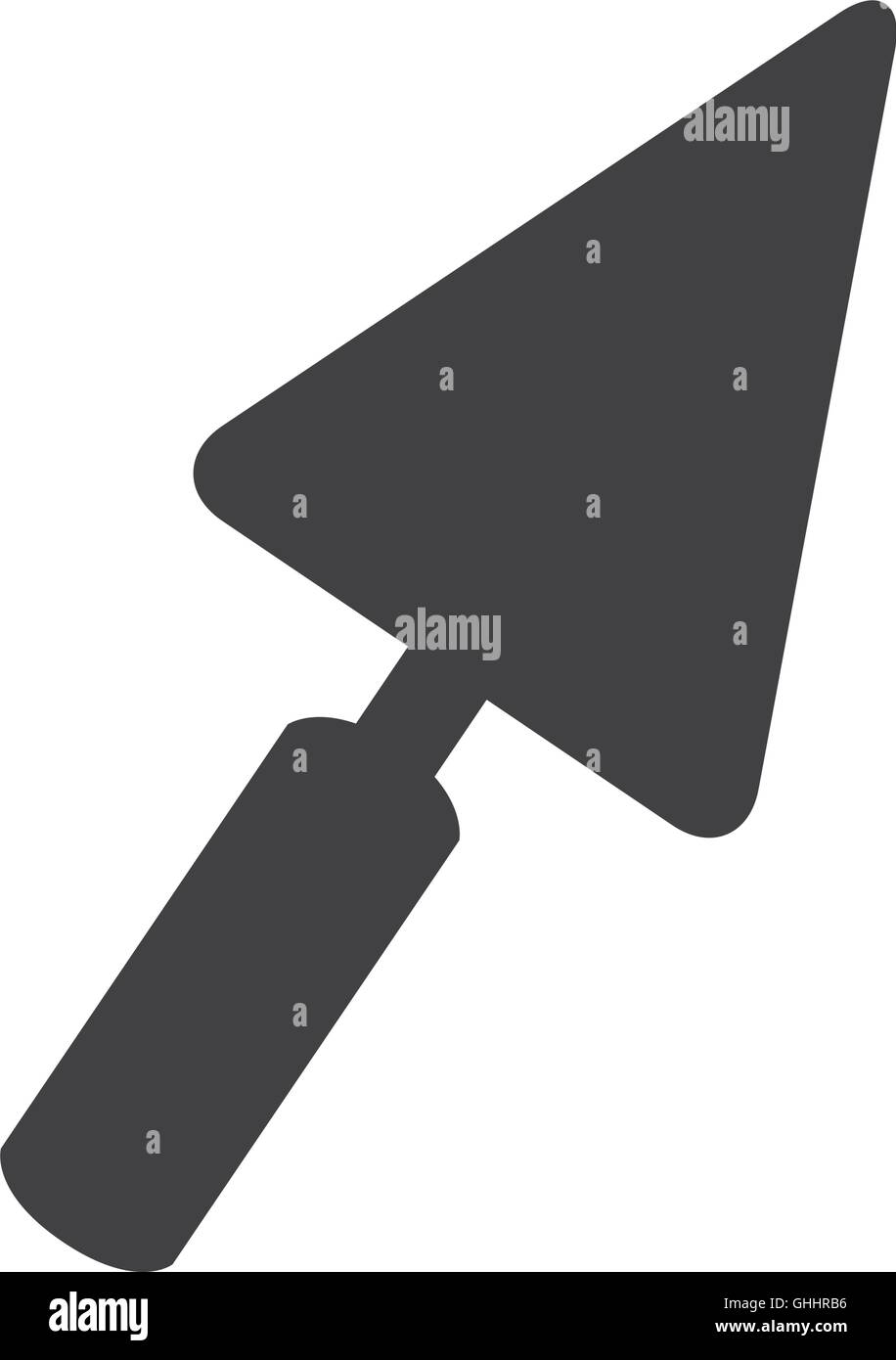 spatula trowell construction icon vector graphic Stock Vector Image ...