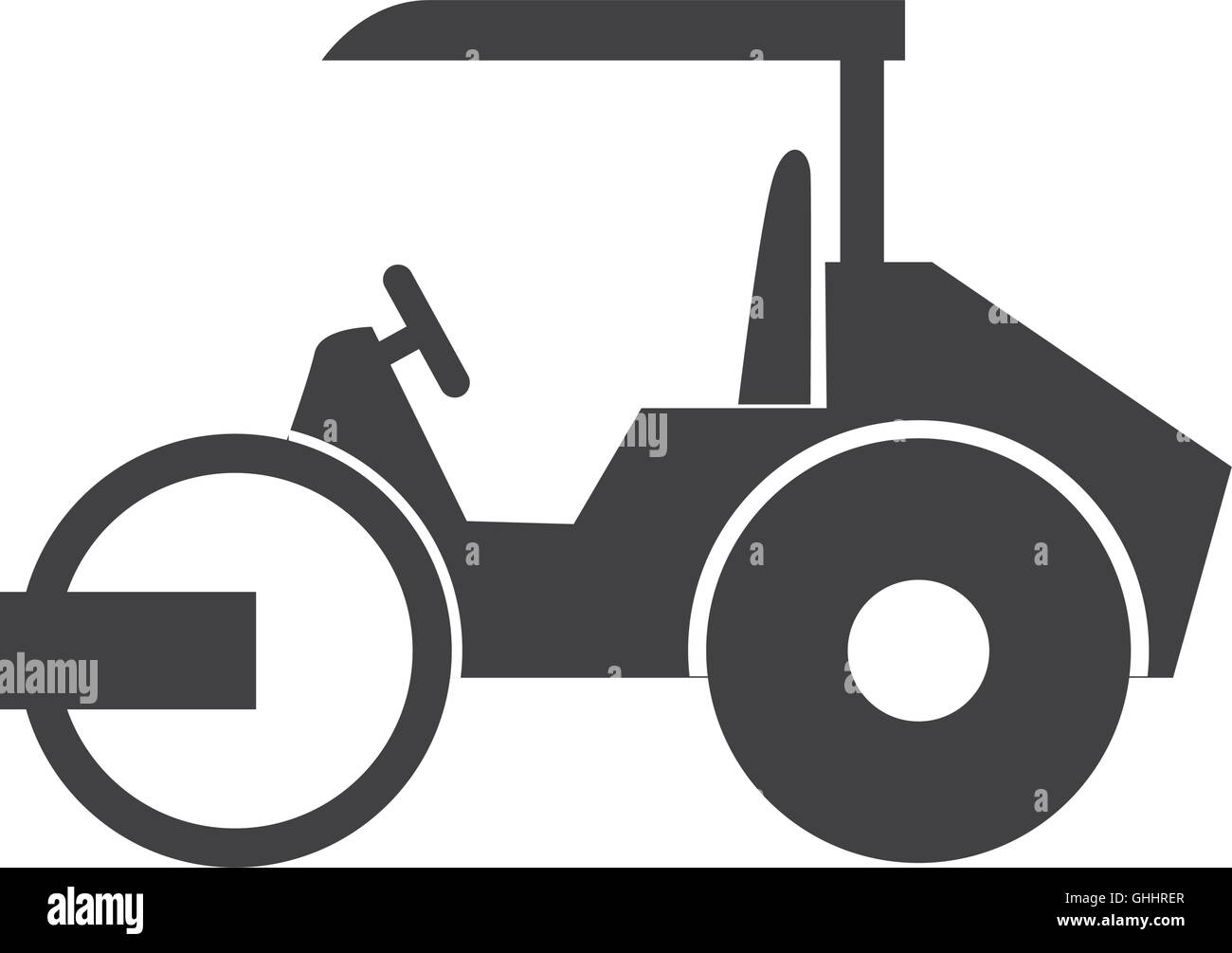 Steam excavator Stock Vector Images - Alamy