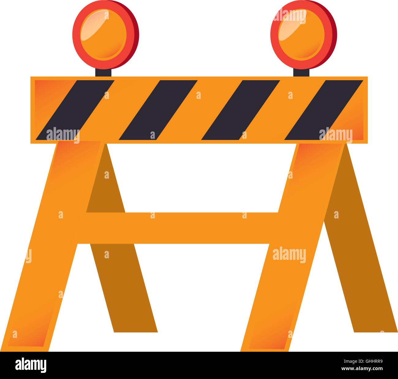 construction barricade barrier vector graphic Stock Vector Image & Art ...