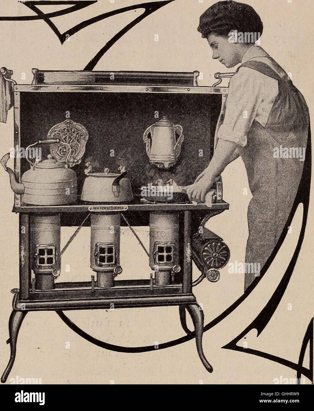 Domestic school 1908 hi-res stock photography and images - Alamy