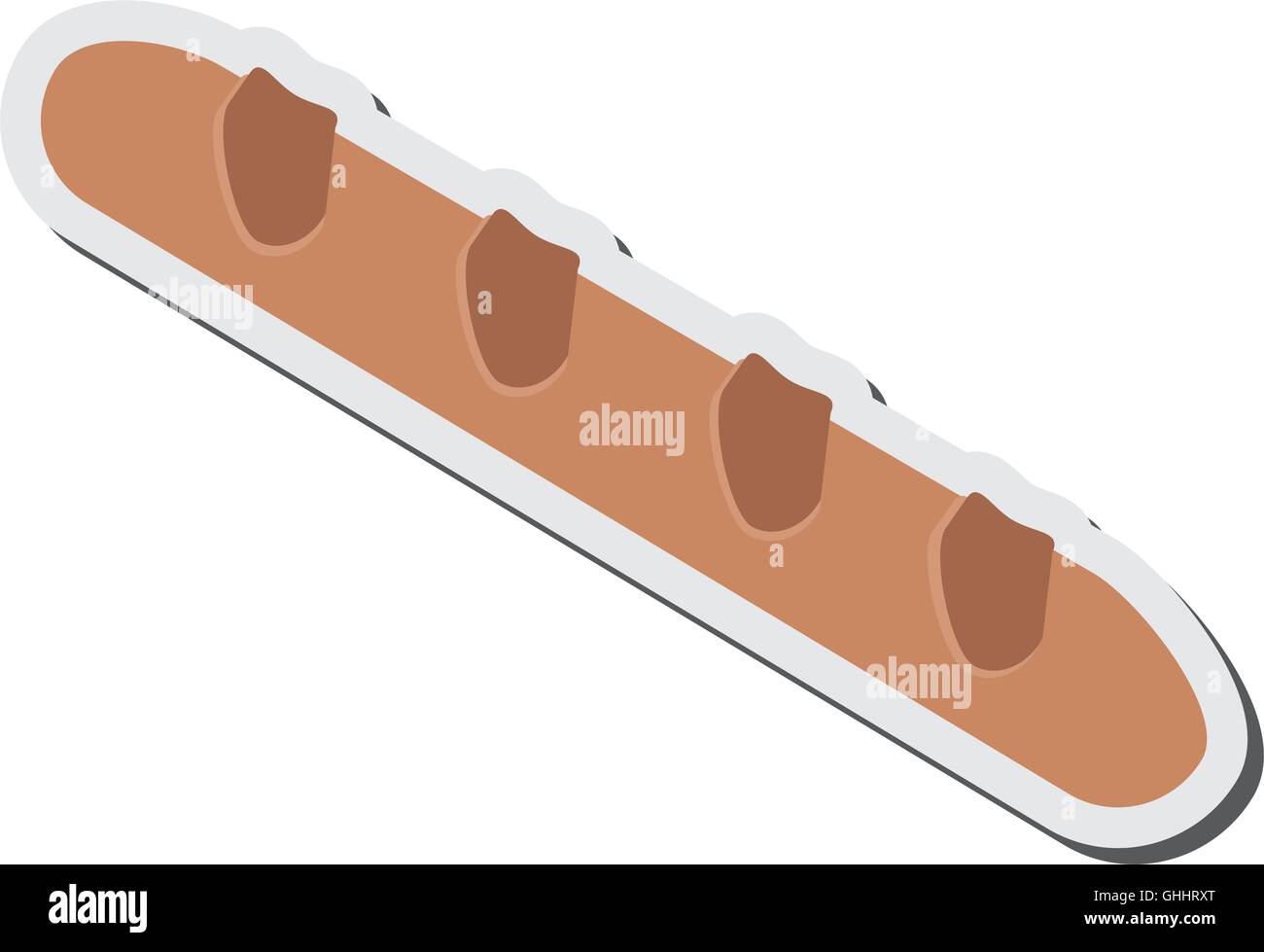 whole baguette icon Stock Vector Image & Art - Alamy