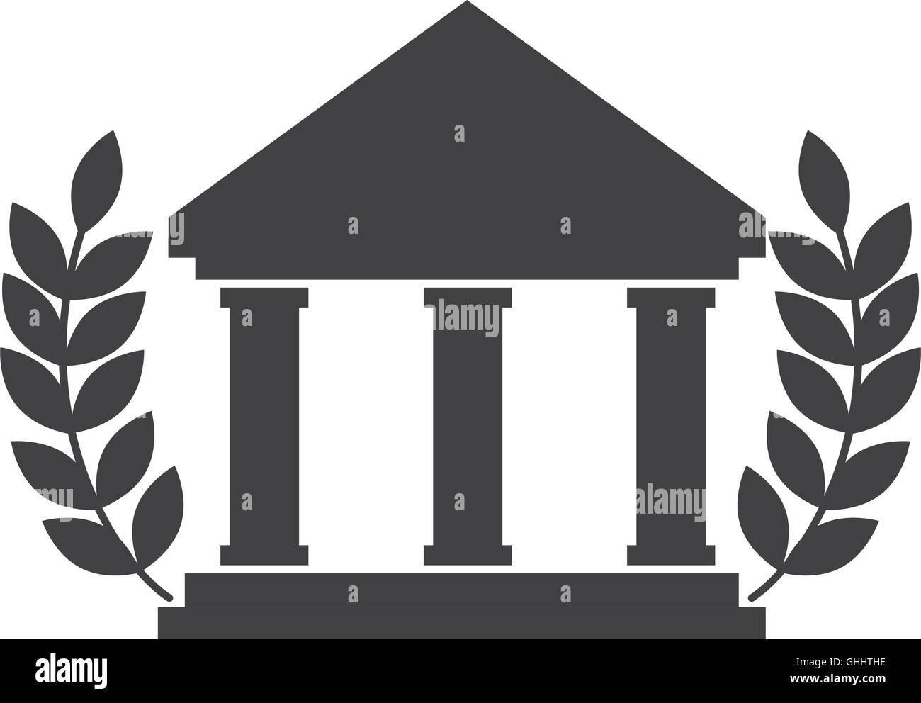 university college icon education academic vector graphic Stock Vector ...