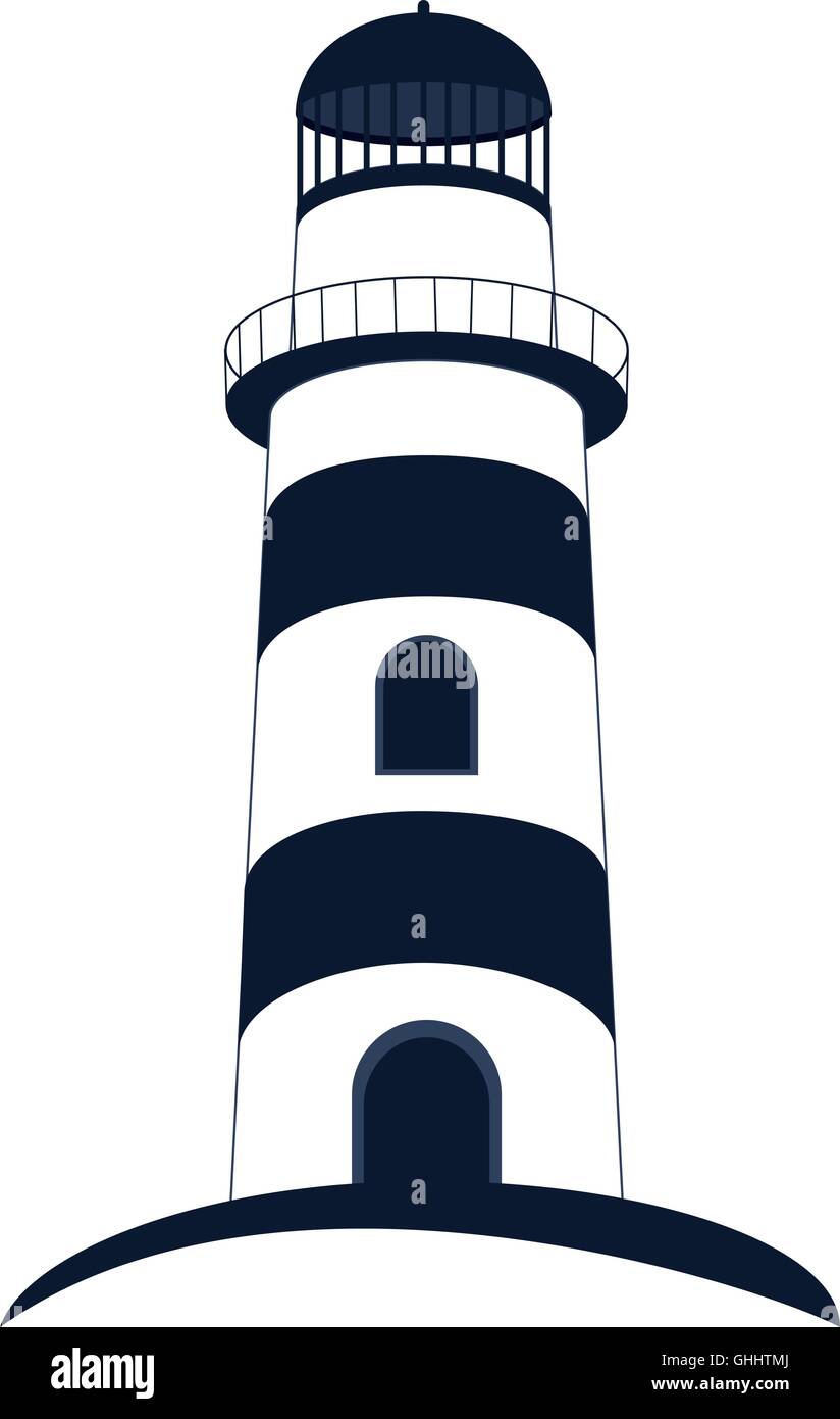 striped Lighthouse icon Stock Vector Image & Art - Alamy