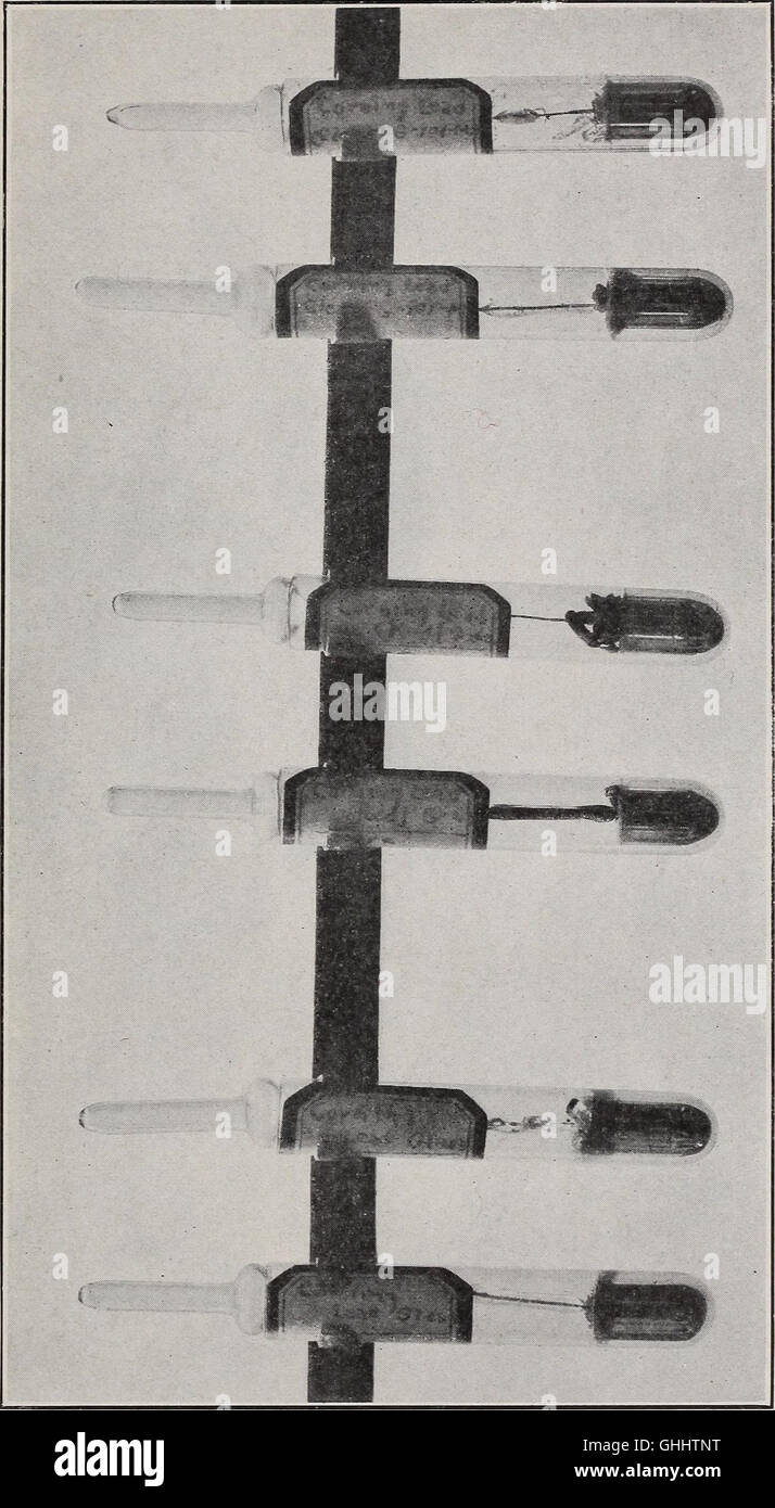 The two common failures of the Clark standard cell (1920 Stock Photo ...