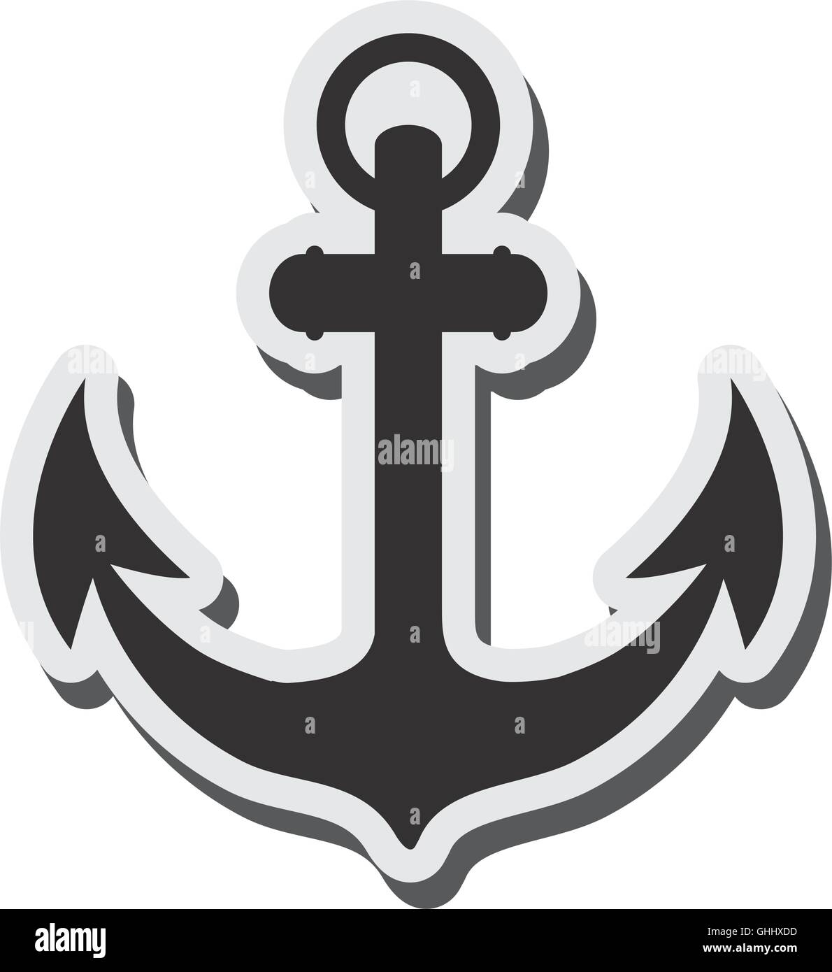 classic anchor icon Stock Vector Image & Art - Alamy