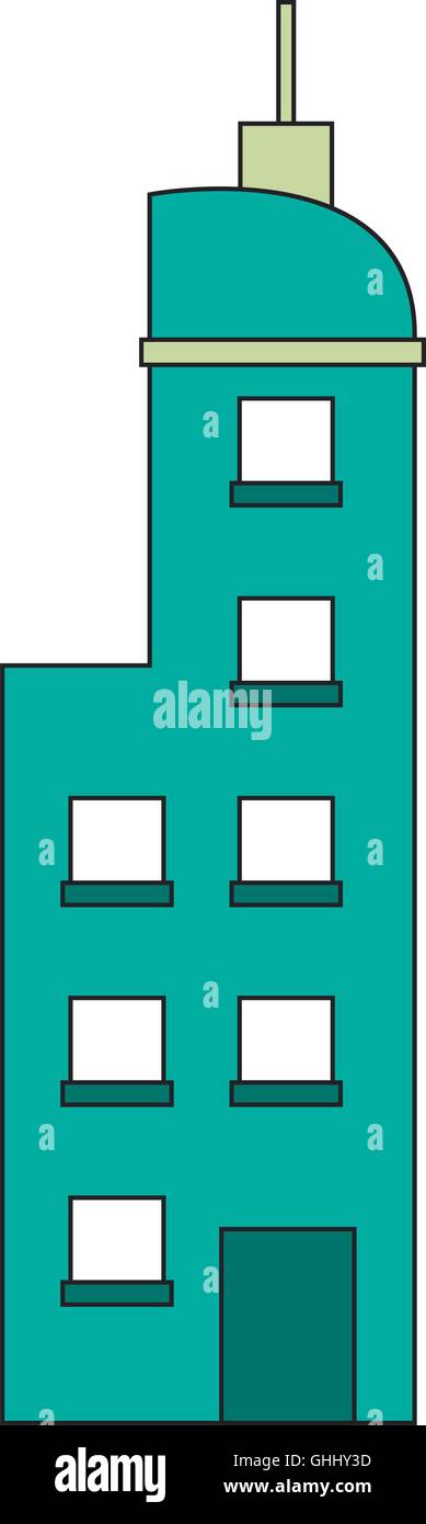 single building icon Stock Vector Image & Art - Alamy