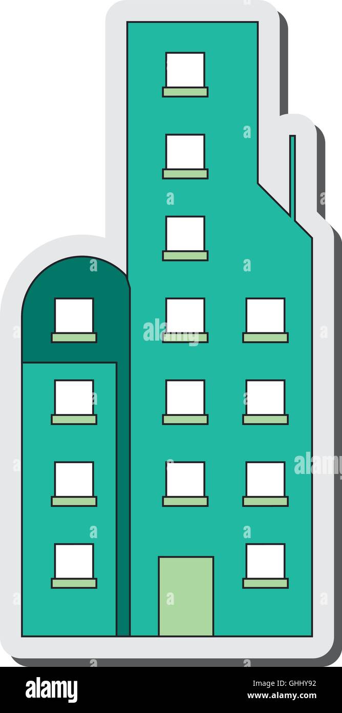 single building icon Stock Vector Image & Art - Alamy