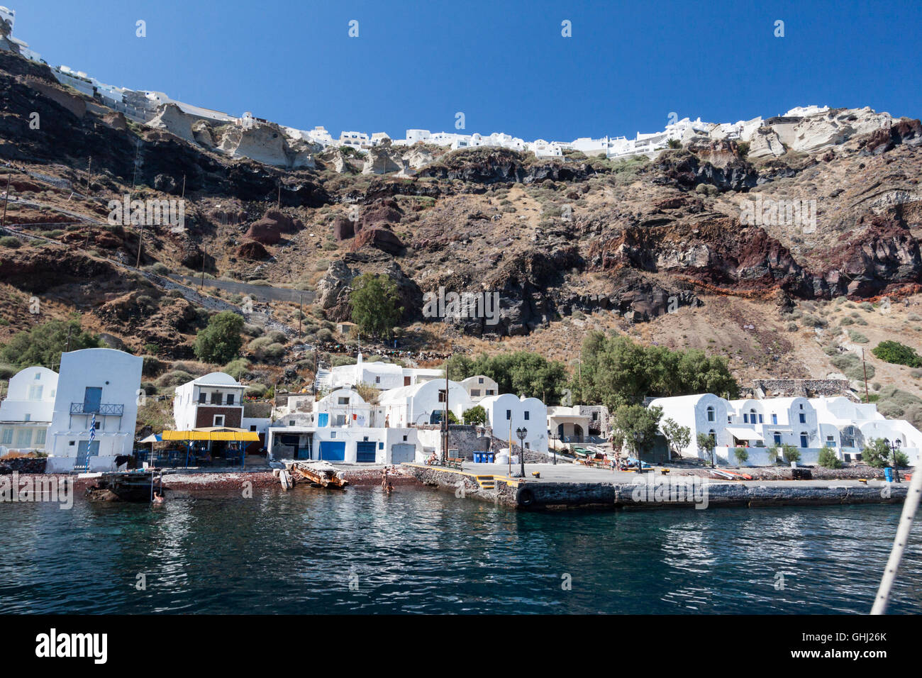 Santorini Caldera Greece Stock Photo - Alamy