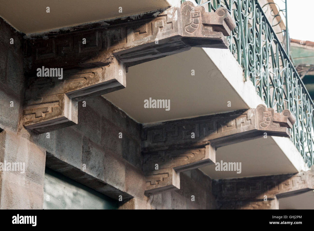 Wood carved inca signs in Cusco, Peru Stock Photo - Alamy