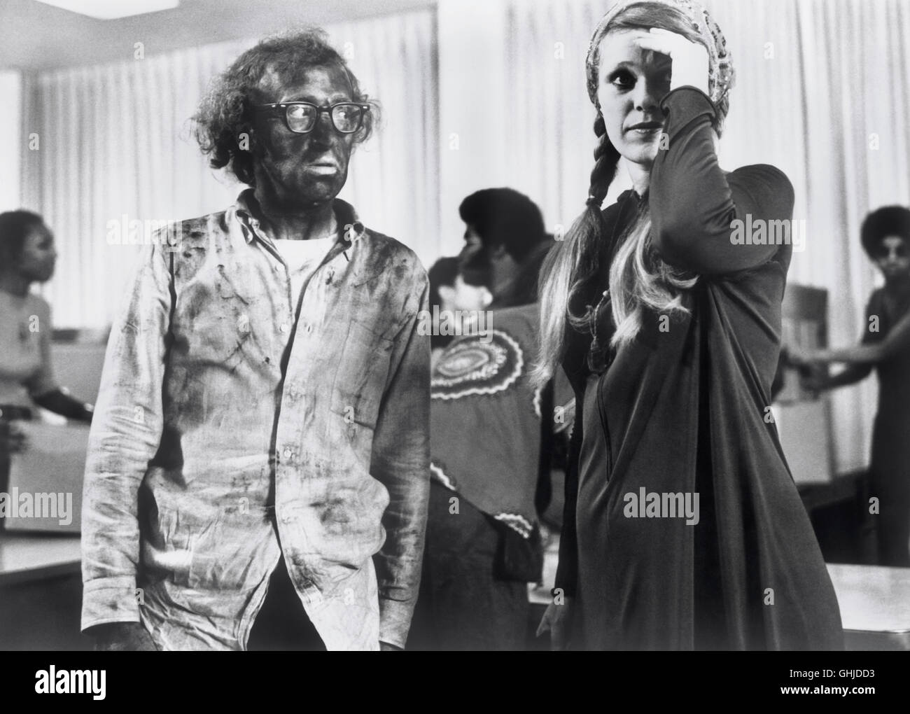 WOODY ALLEN (Fielding Mellish), LOUISE LASSER (Nancy) Regie: Woody ...