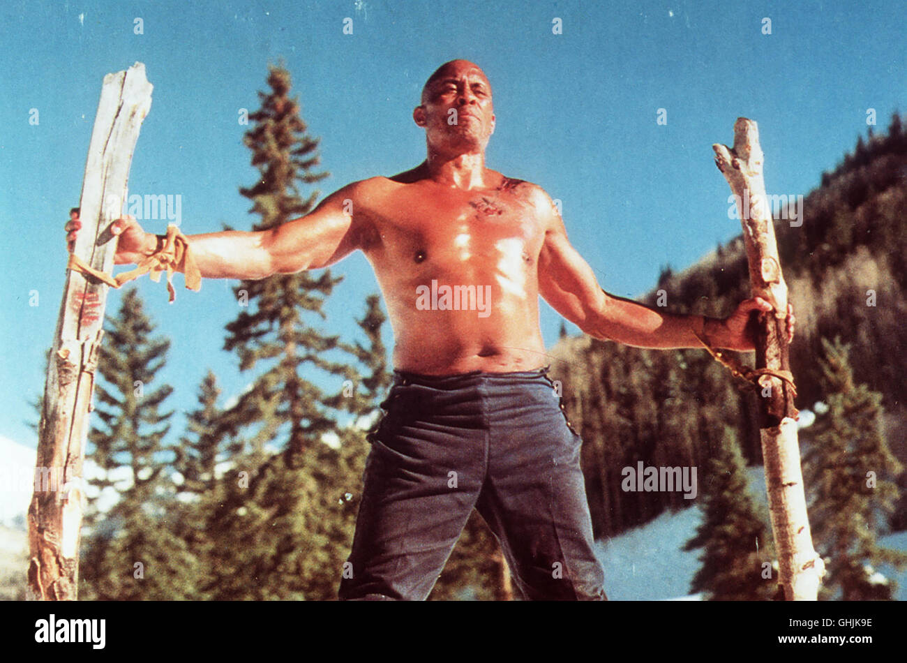 Szene mit Big Rude (WOODY STRODE) Regie: Charles B. Pierce aka ...