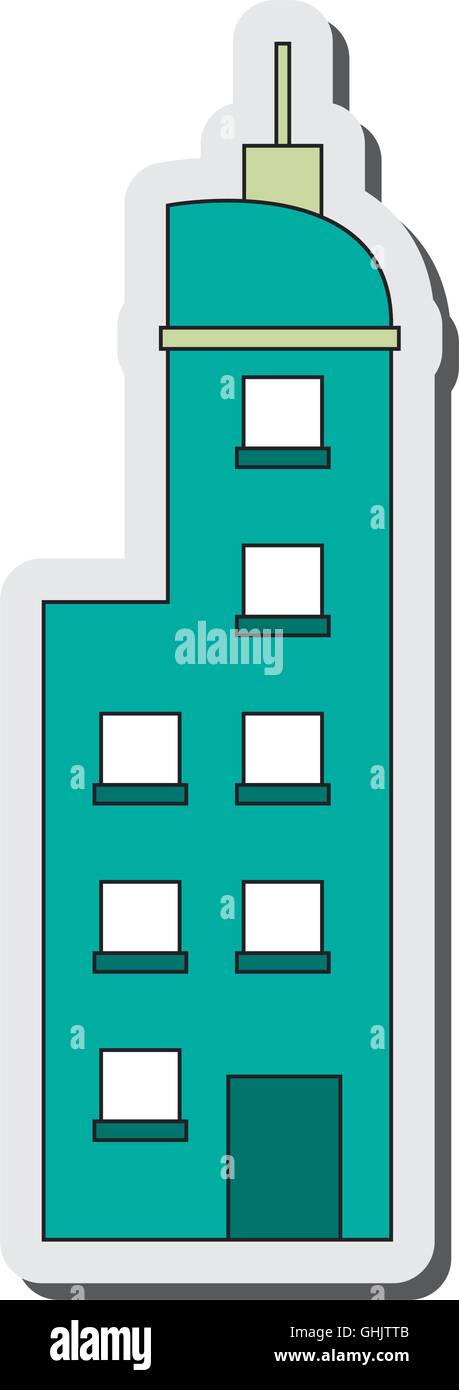 single building icon Stock Vector Image & Art - Alamy