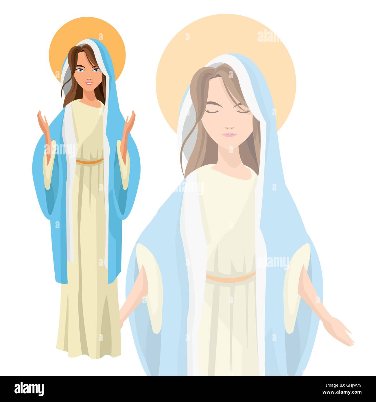 The holy mary Stock Vector Images - Alamy