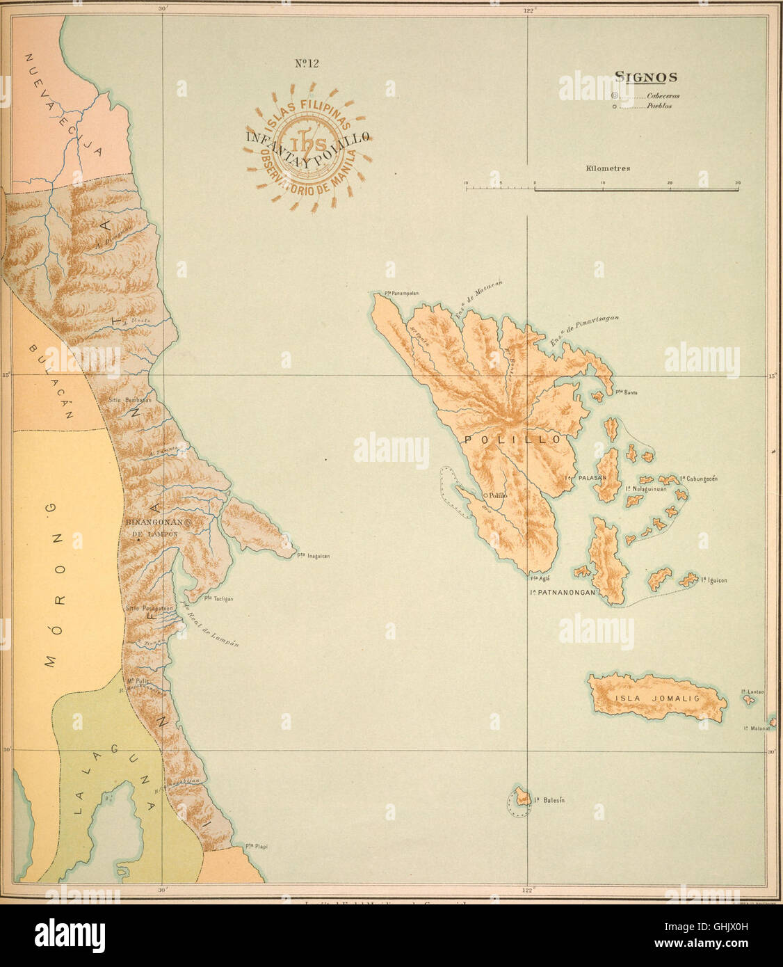 A 1900 atlas detailing the geography, topography, and islands of the ...