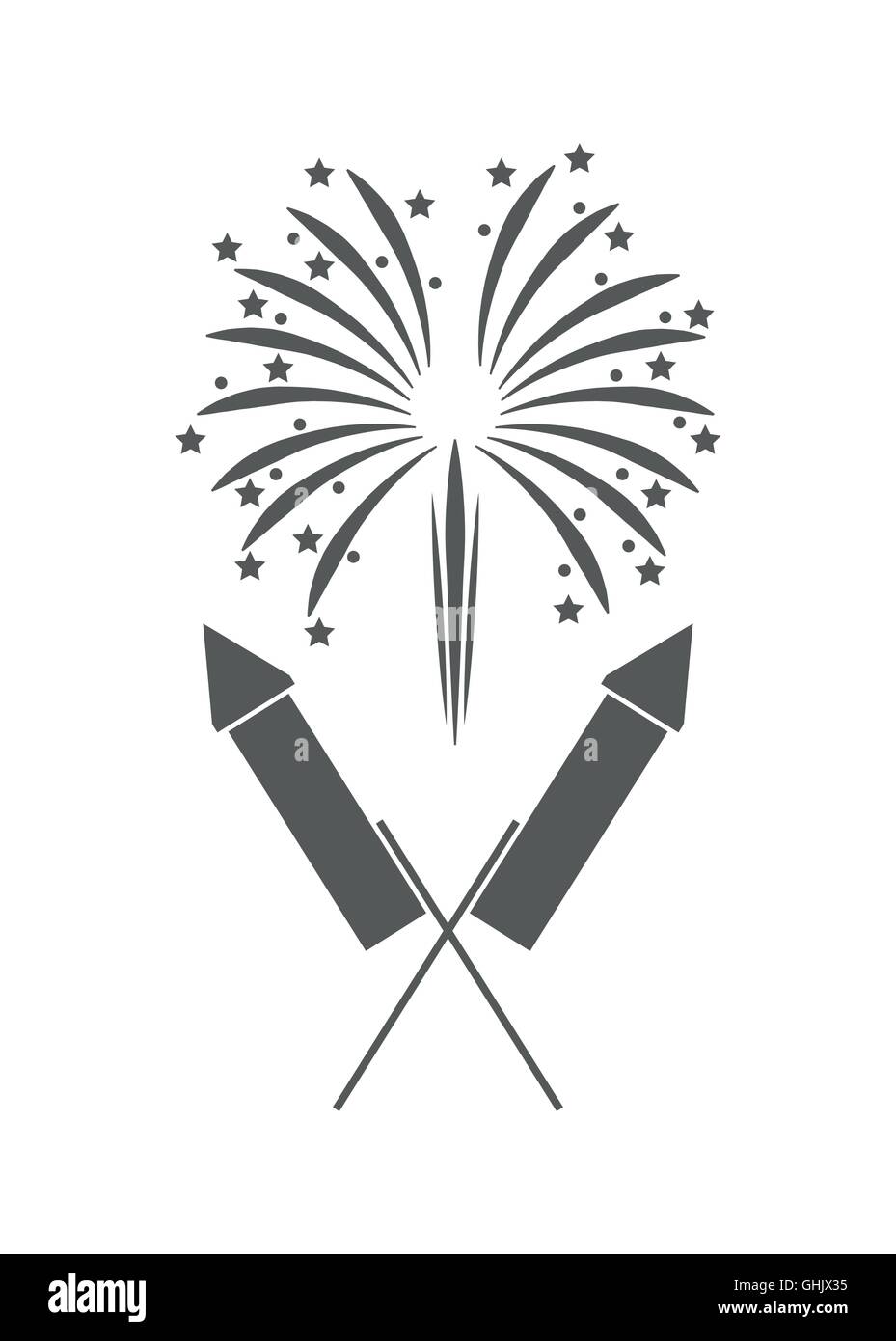 firework celebration explosion icon. Vector graphic Stock Vector Image ...