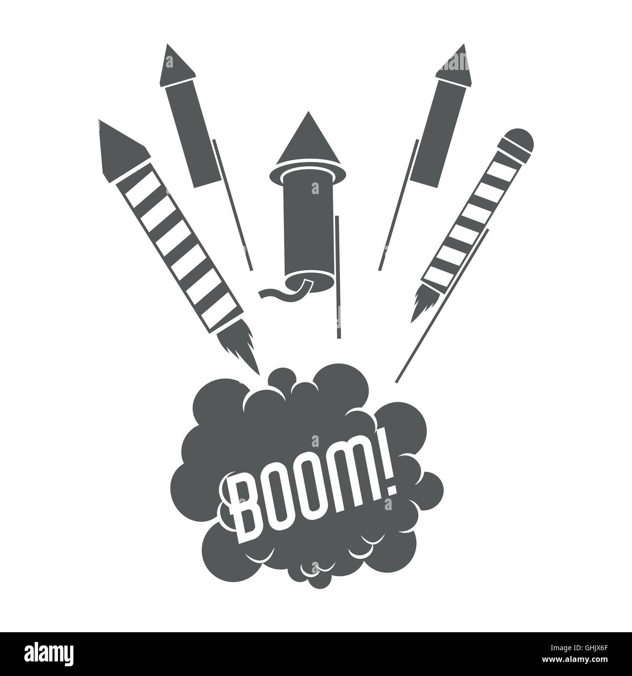 firework celebration explosion icon. Vector graphic Stock Vector Image ...