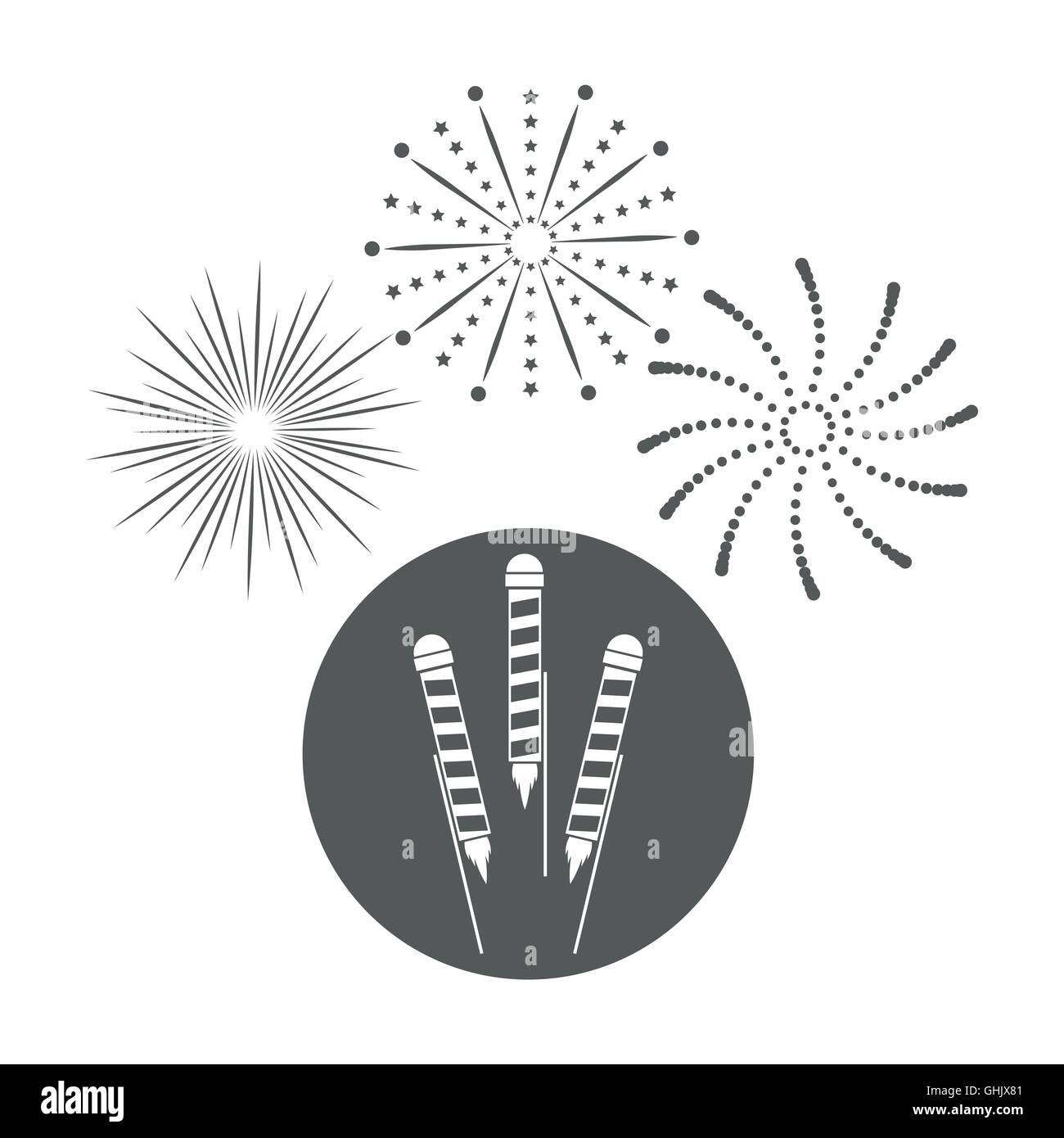 firework celebration explosion icon. Vector graphic Stock Vector Image ...