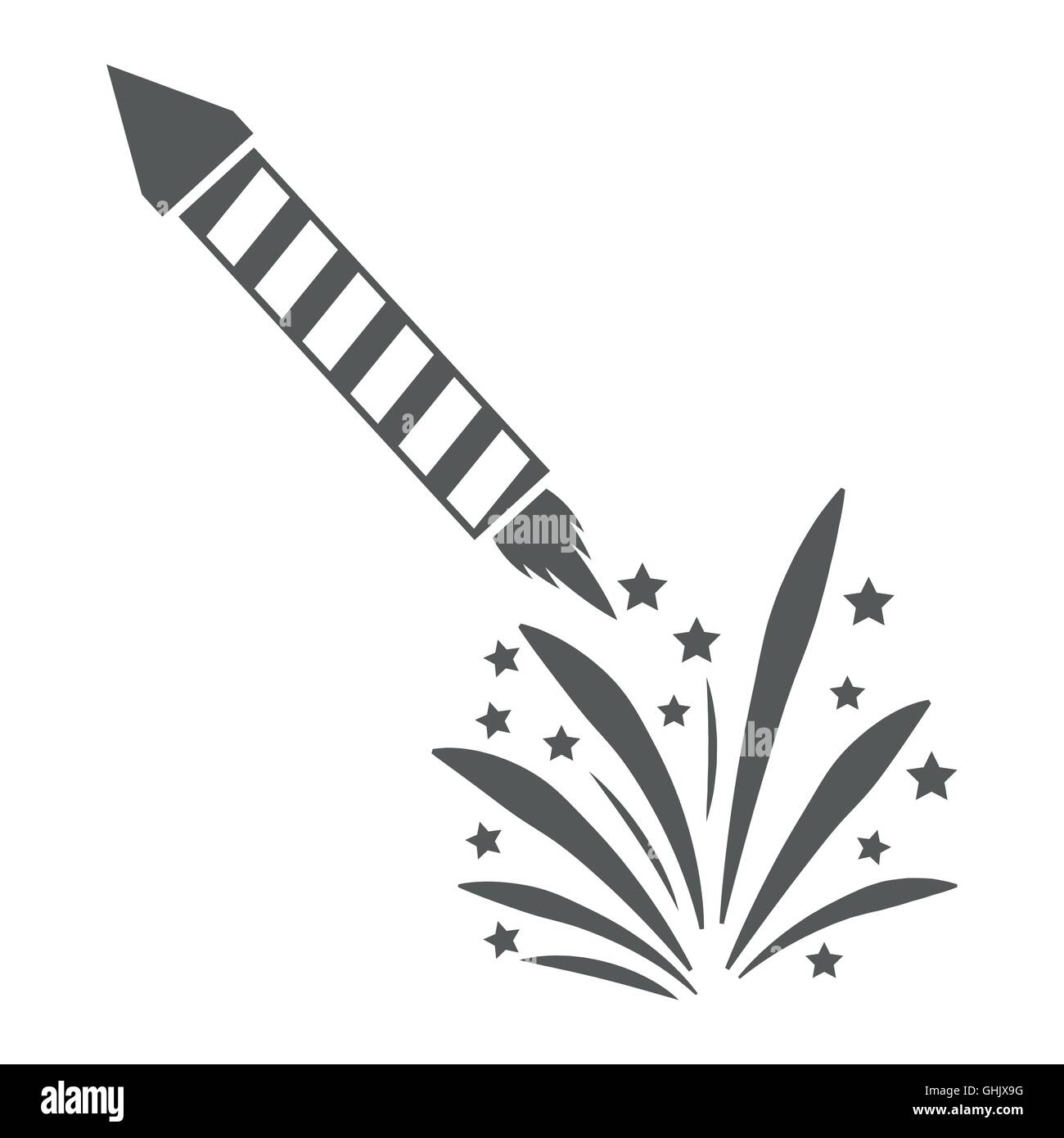 firework celebration explosion icon. Vector graphic Stock Vector Image ...