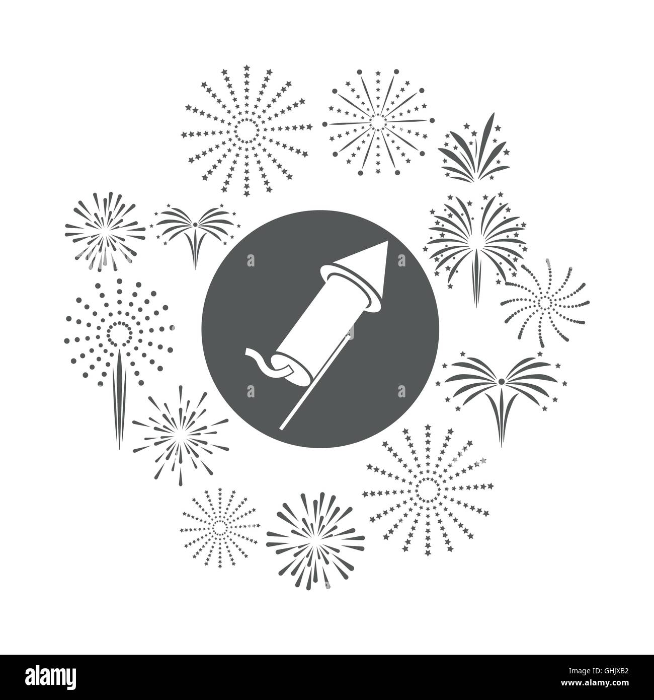 firework celebration explosion icon. Vector graphic Stock Vector Image ...