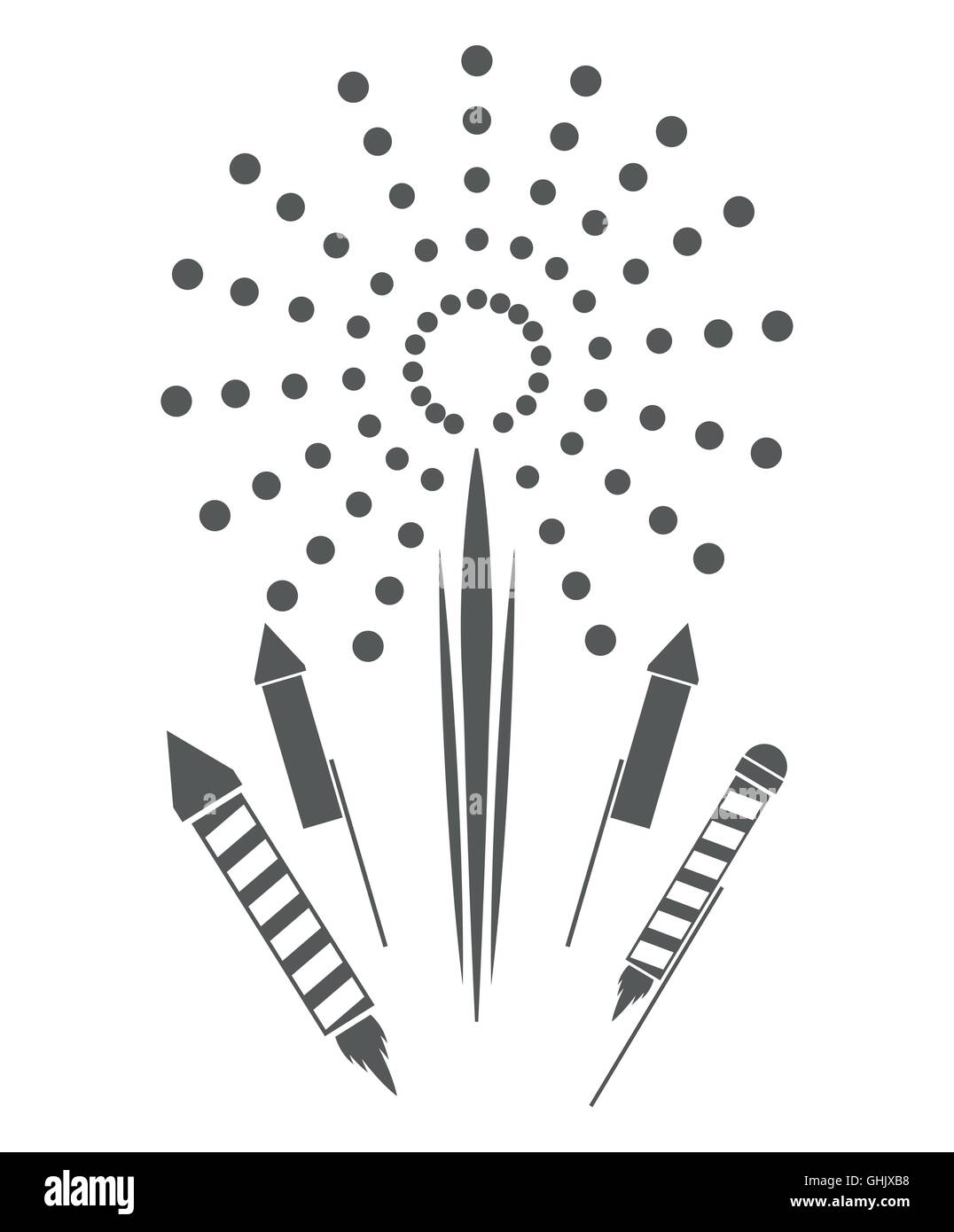 firework celebration explosion icon. Vector graphic Stock Vector Image ...