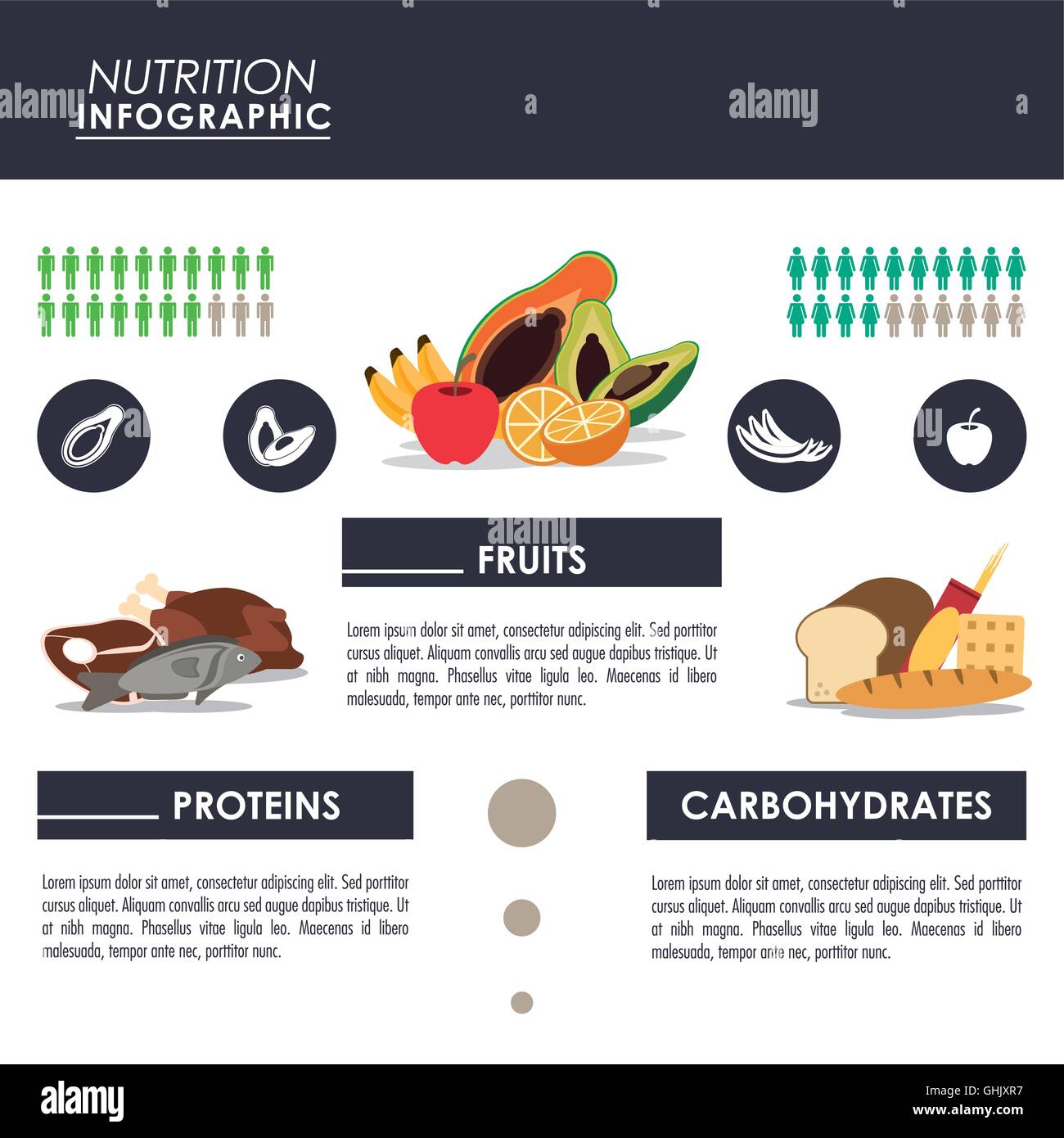 Infographic icon. Nutrition design. Vector graphic Stock Vector Image ...