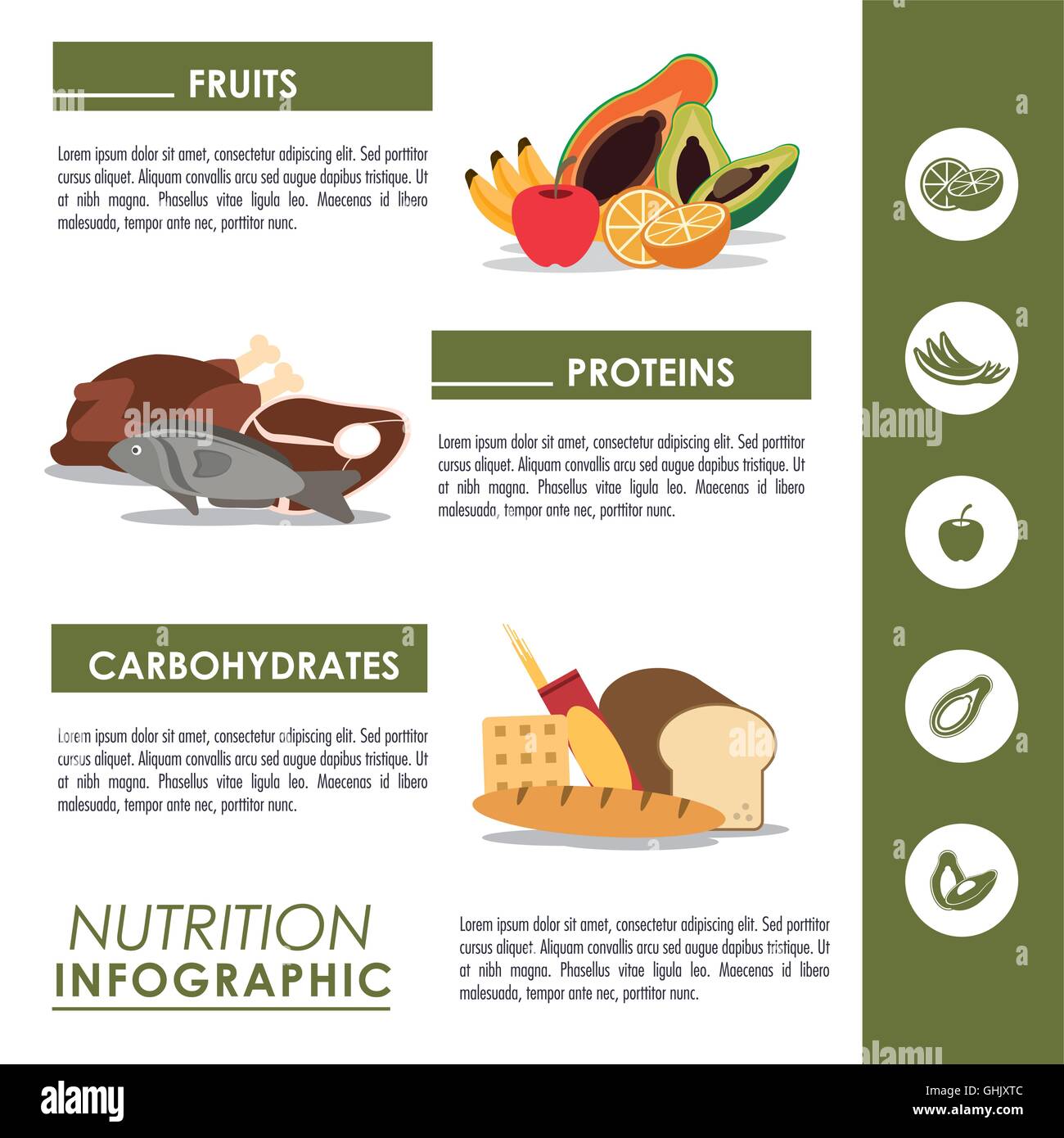 Infographic icon. Nutrition design. Vector graphic Stock Vector Image ...